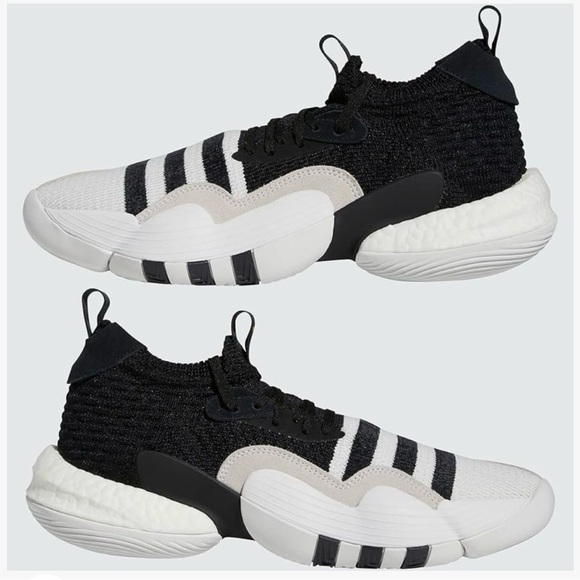 adidas | Shoes | Adidas Trae Young 2j Unisex Big Kids Black And White ...